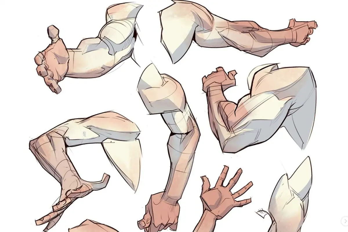 How to Draw Stylized Arms from Imagination: Key Principles for Beginners
